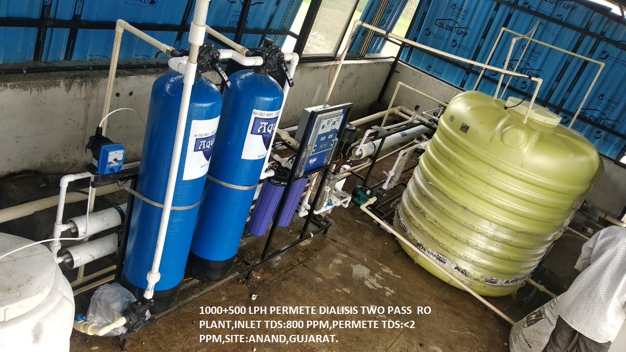 RO Plant for Dialysis Unit | Aquila Ro